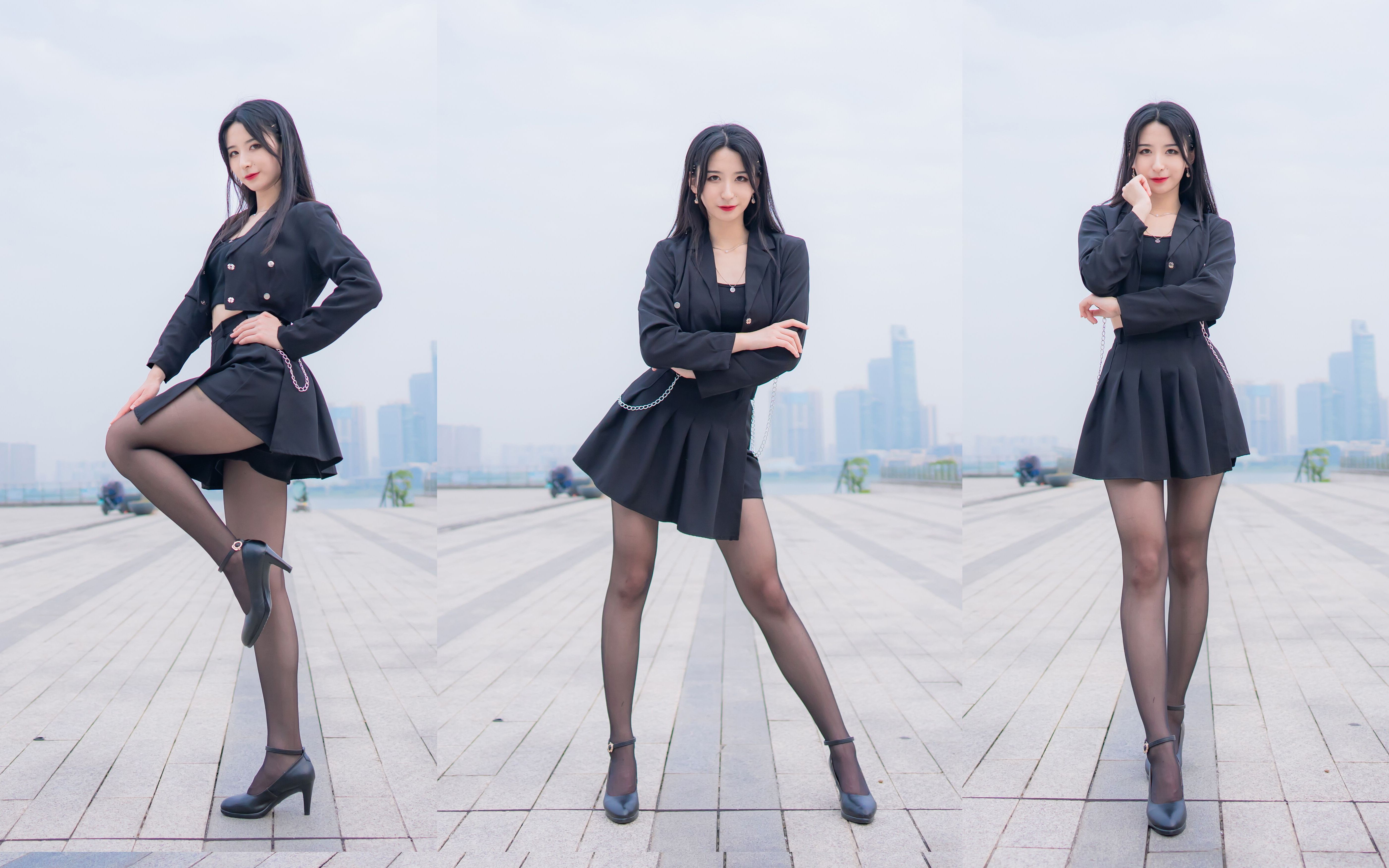 穿成这样跳广场舞也太难了！-周末yuuko-周末yuuko-哔哩哔哩视频