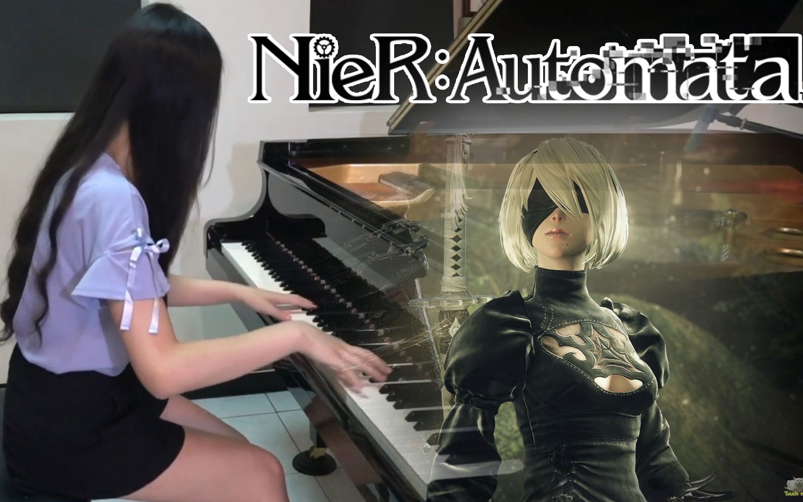 【Ru's Piano】尼尔：自动人形主题曲「壊レタ世界ノ歌」Piano Cover_哔哩哔哩_bilibili