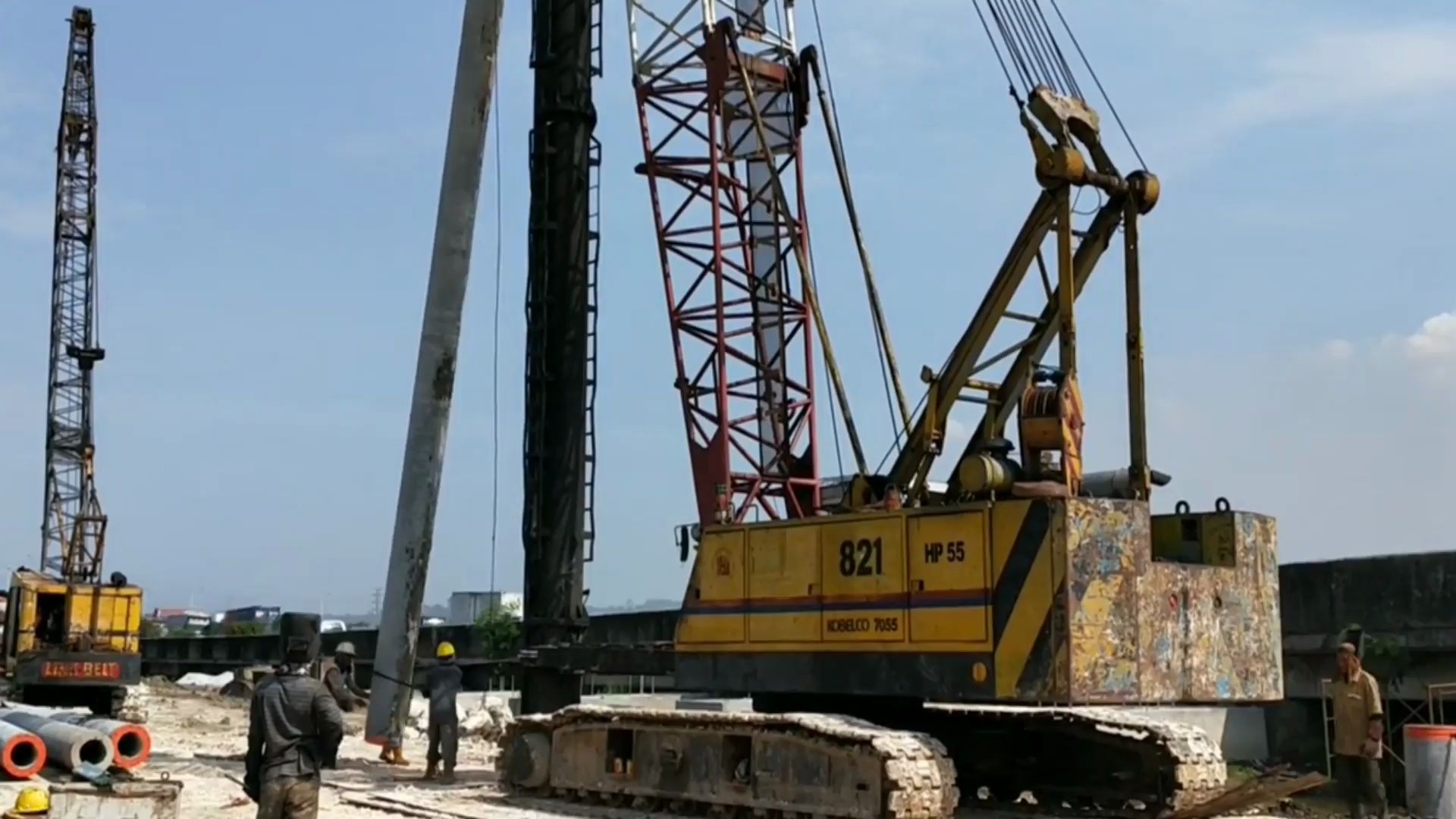 利勃海尔 Liebherr LRH 600 打桩机3D动画演示