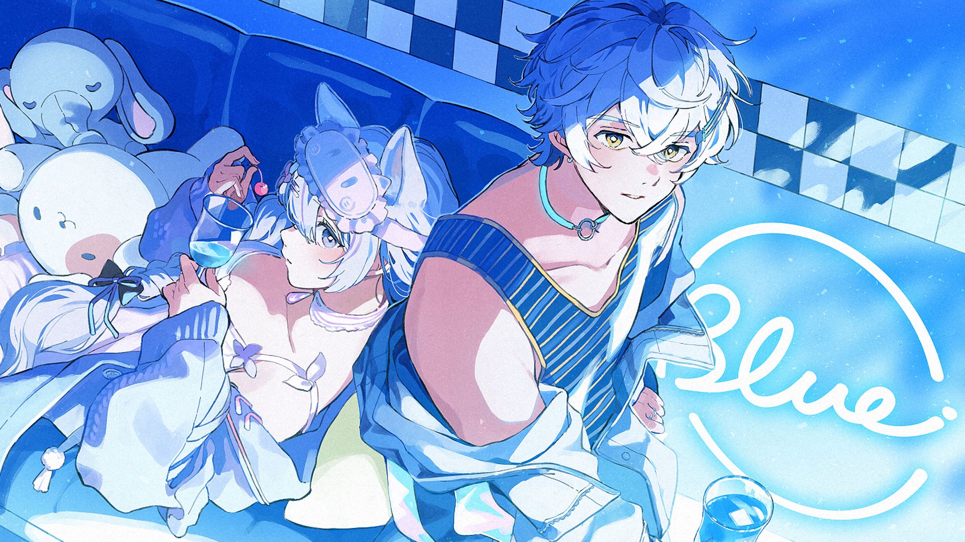 蓝调带点忧郁🎶BLUE (cover) 東 雪蓮 × 茂Sigeru-東雪蓮Official-東雪蓮Official-哔哩哔哩视频