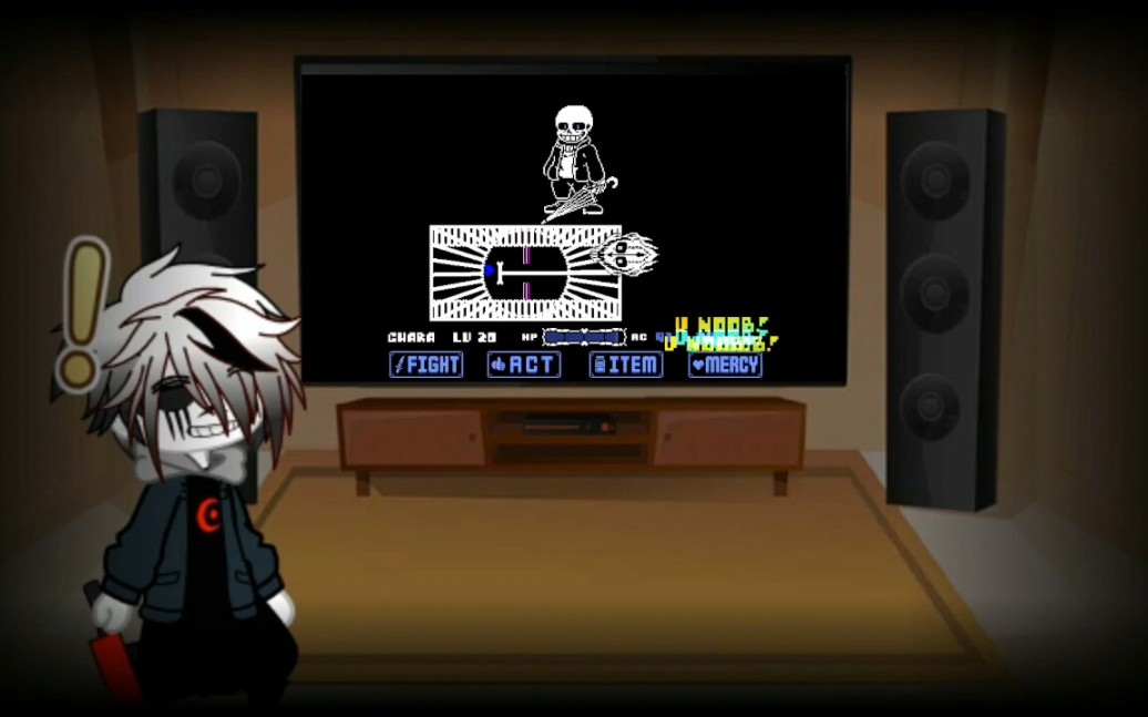 Killer!Sans Reacts UnderBrella Intense Sans Fight Full Phase 1_单机游戏热门视频