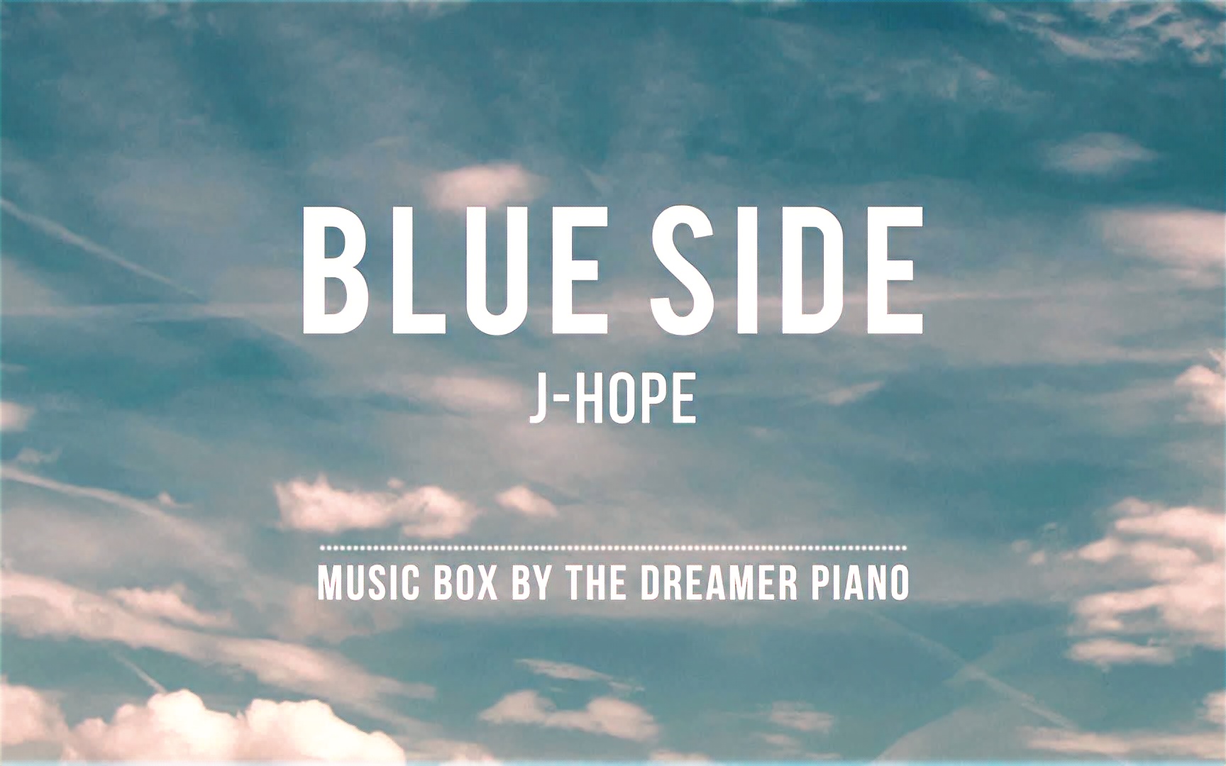 BTS (防弹少年团) J-Hope 'Blue Side (Outro)' 音乐盒 Music Box_哔哩哔哩_bilibili
