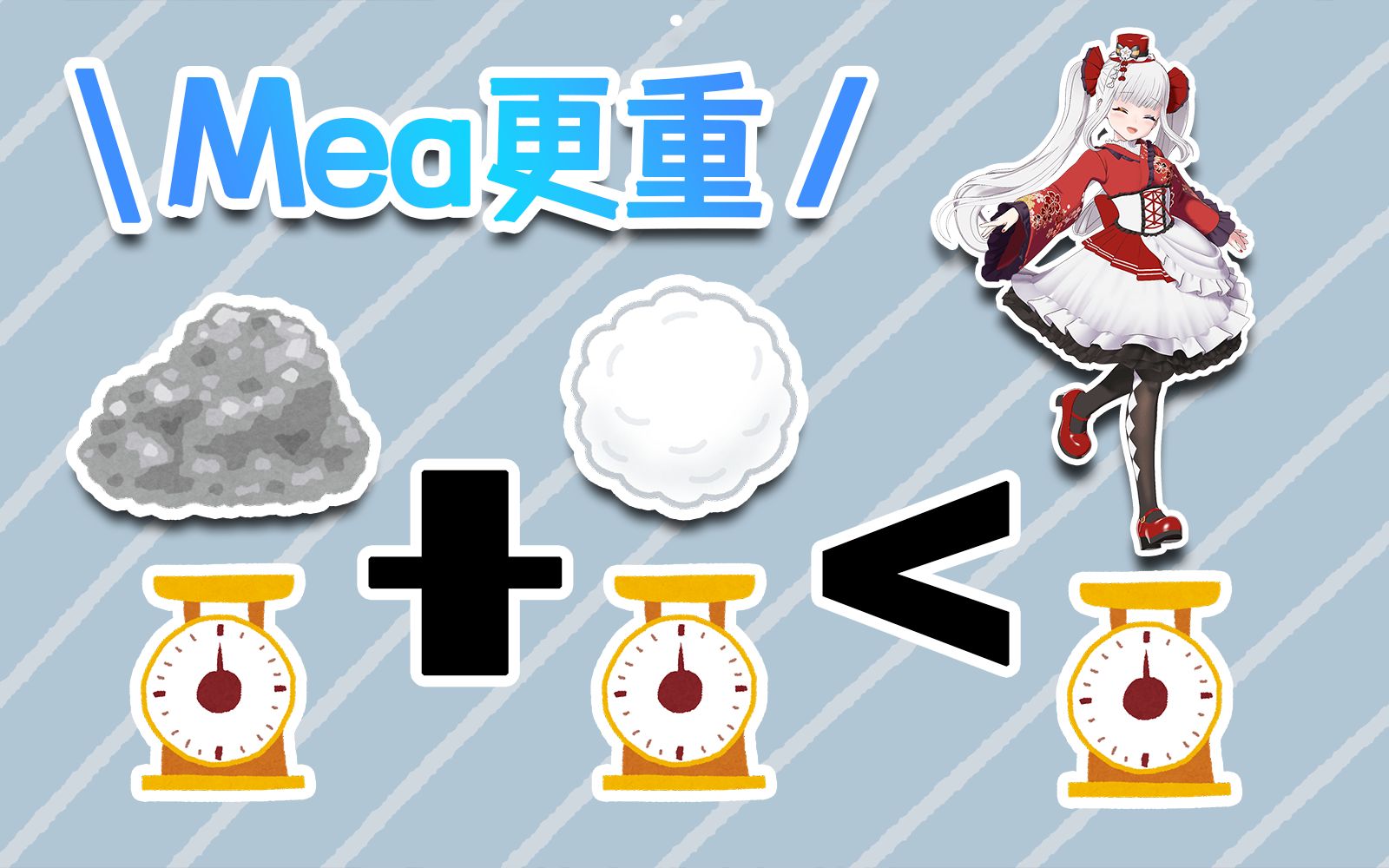 十斤棉花和十斤铁\当然是Mea更重！/【B限/神楽めあ】-神楽Mea_Official-神楽Mea_Official-哔哩哔哩视频