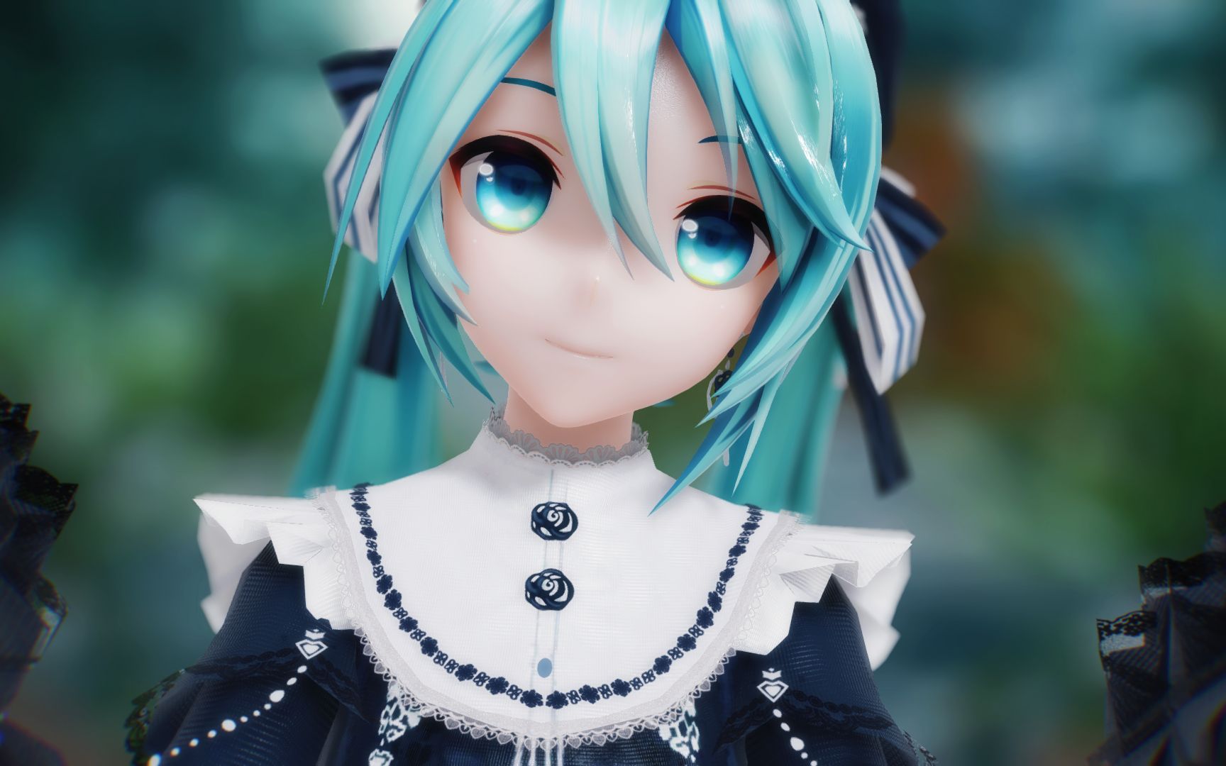 【MMD】 YYB式唯美洋装miku 【GLOW】_哔哩哔哩_bilibili