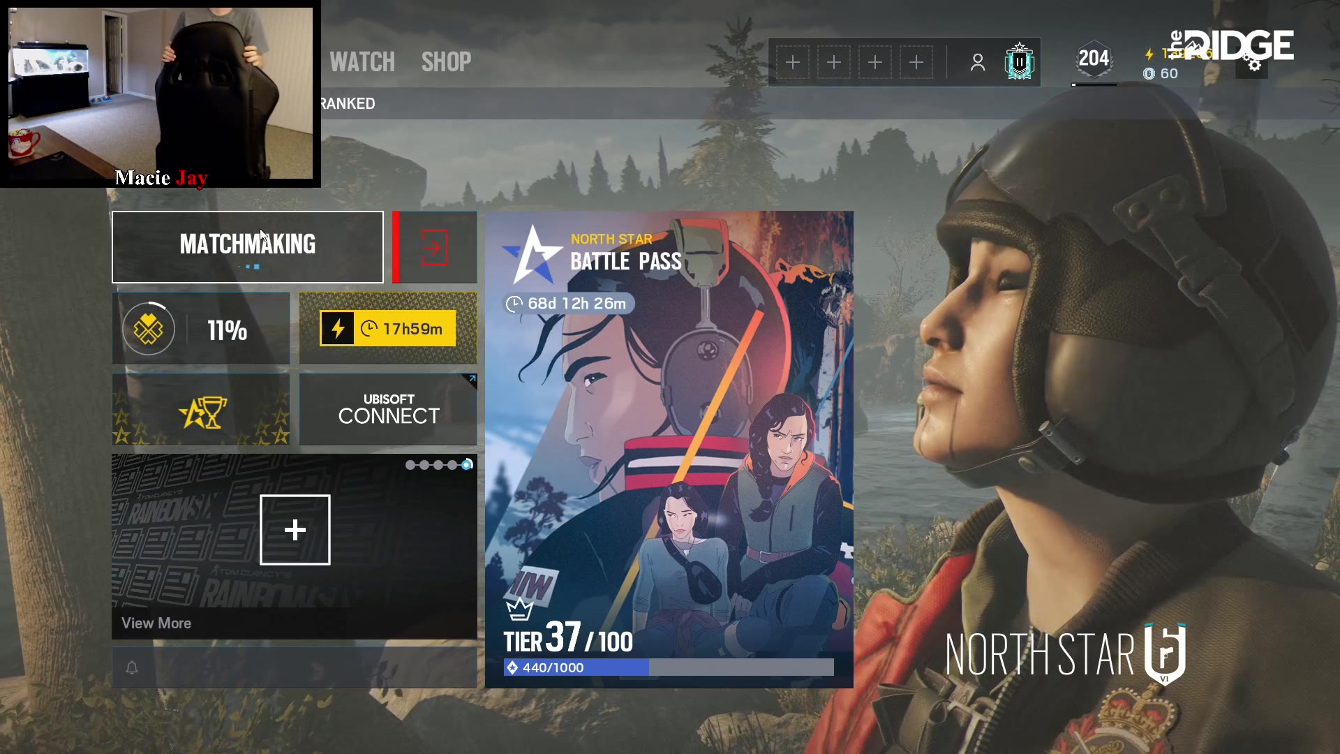 【Macie Jay】-彩虹六号2021.6.23直播录像_哔哩哔哩_bilibili