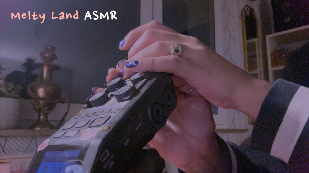 Melty Land ASMR - 1h ZOOM H6 金手指助眠, 免疫向-meltylandasmr-meltylandasmr-哔哩哔哩视频