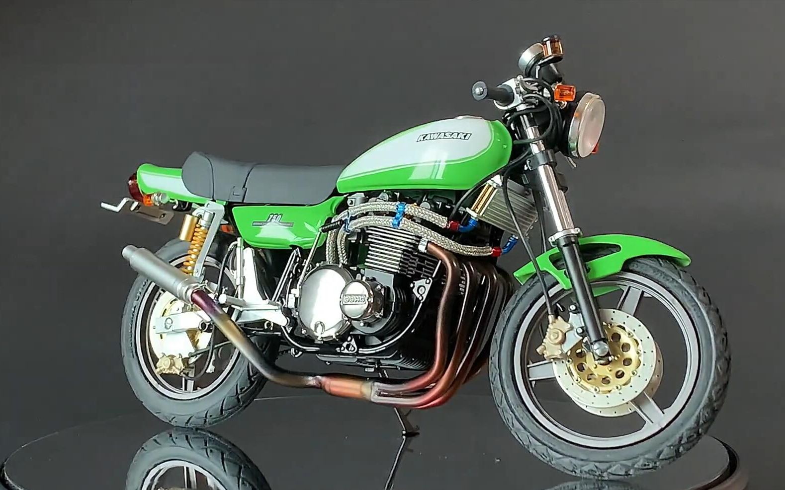 【搬运】青岛社 1/12 Kawasaki 750RS ZII Kai Super Custom 制作过程_哔哩哔哩_bilibili