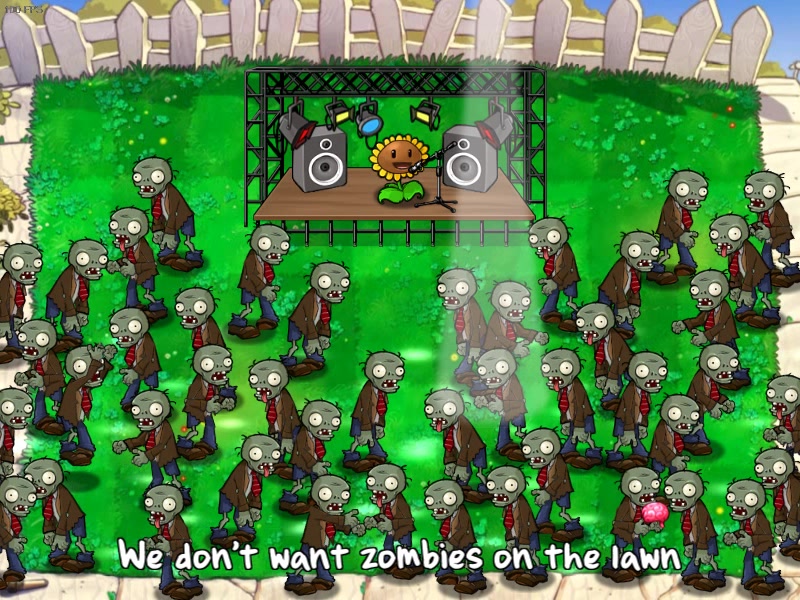 向日葵单曲-There's a zombie on your lawn_哔哩哔哩 (゜-゜)つロ 干杯~-bilibili