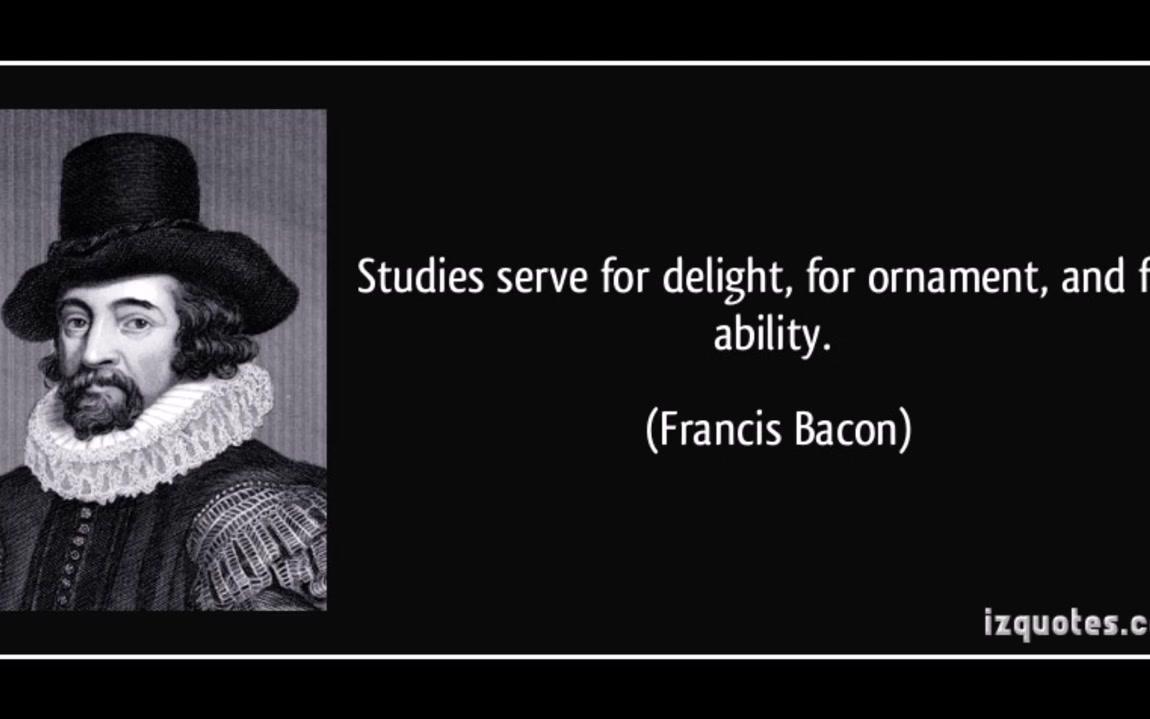 Of Studies by Francis Bacon ( reading by Nicholas Krippendorf )_哔哩哔哩 ...