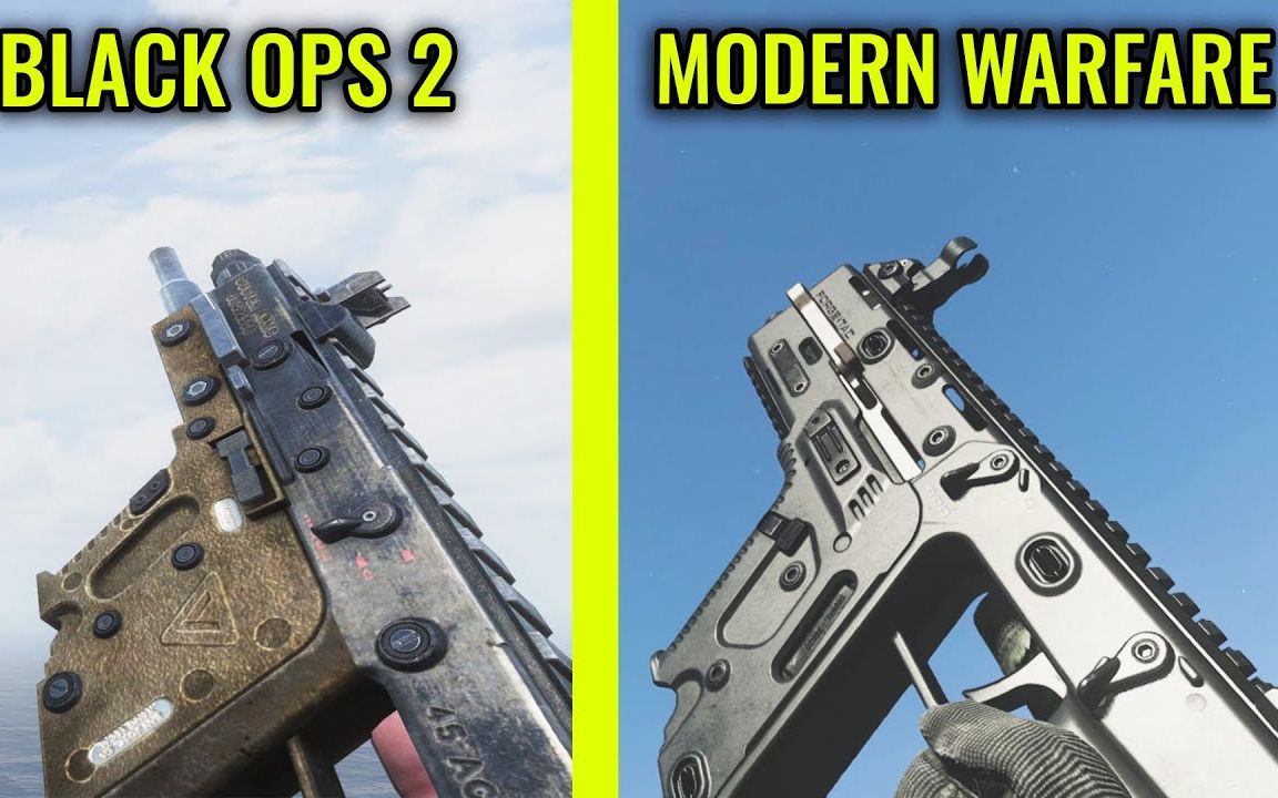 COD9与COD16部分武器对比_哔哩哔哩_bilibili