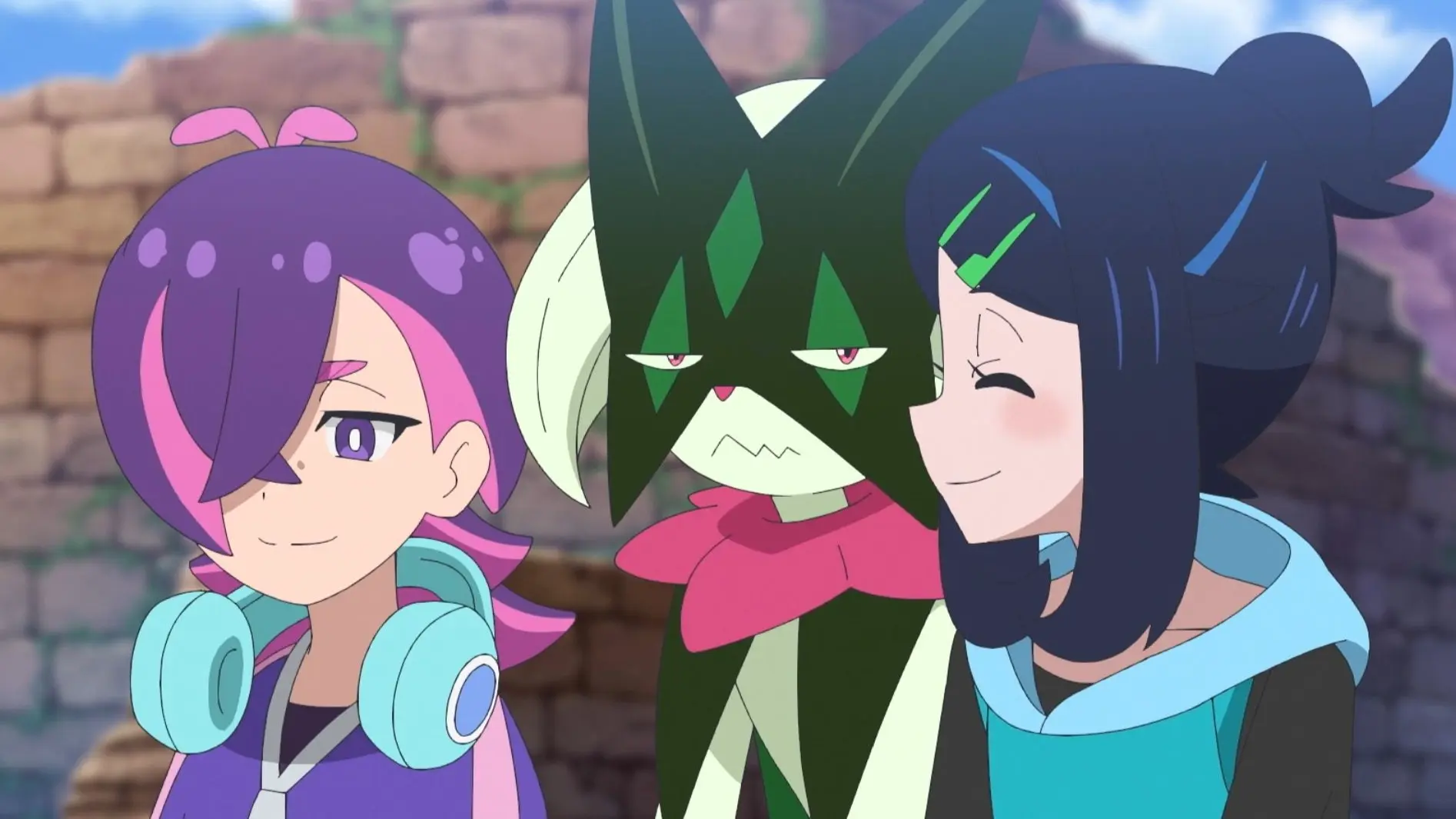 【简中】宝可梦地平线 第102话 在遗迹中邂逅的骑士p5【小鱼儿】_哔哩哔哩_bilibili