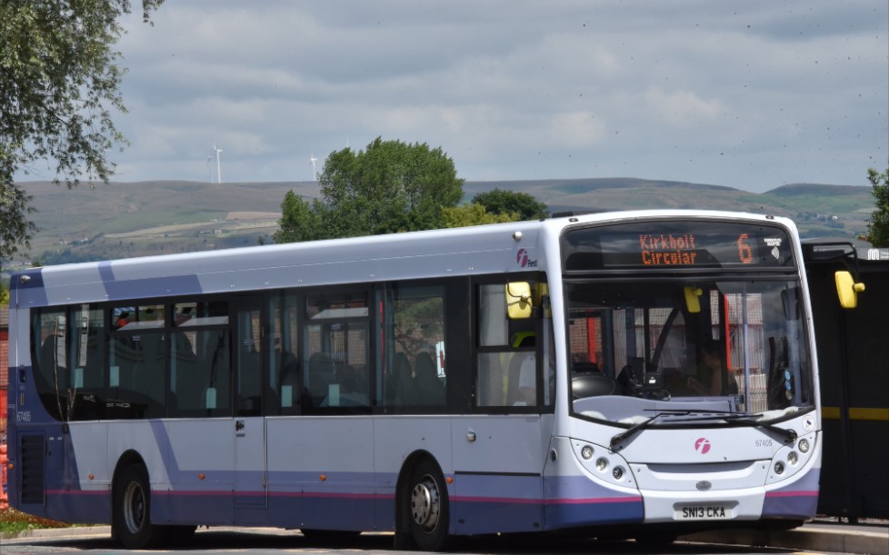 英国公交POV [First Bus Greater Manchester, Rosso Bus] Service 6/R6_哔哩哔哩 ...