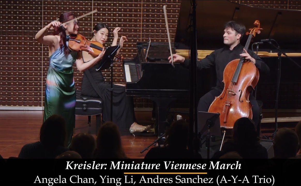 克莱斯勒-维也纳小进行曲·小提琴/钢琴/大提琴-三重奏｜Fritz Kreisler-Miniature Viennese March ...