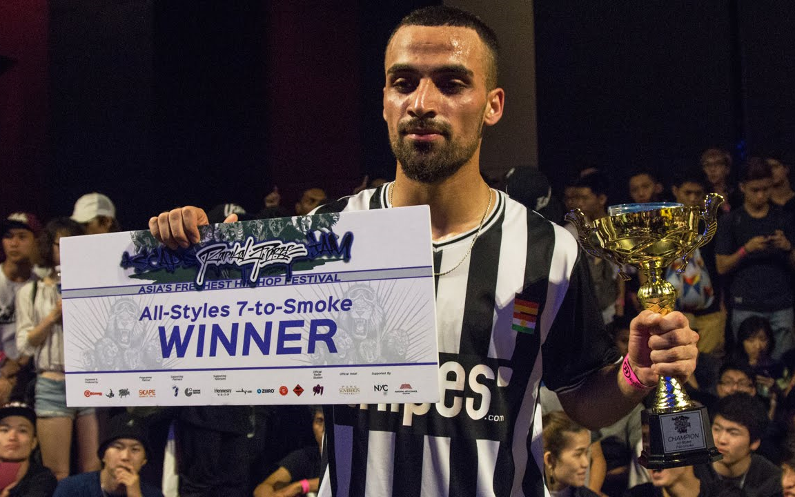 德国Hiphop战神Majid挑落Kinjaz Mike Song等诸高手勇夺All Styles 7ToSmoke冠军 @ RF Jam ...