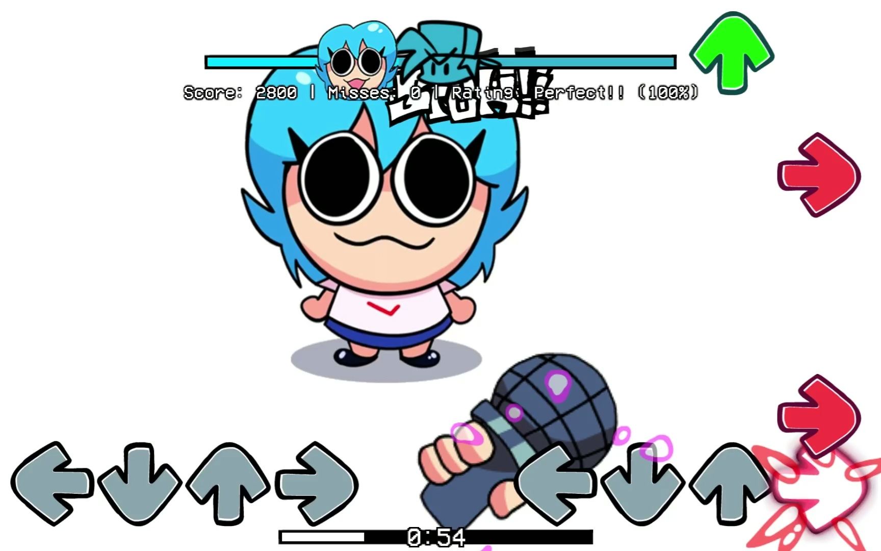 FNF vs pow sky【附下载】_音游热门视频