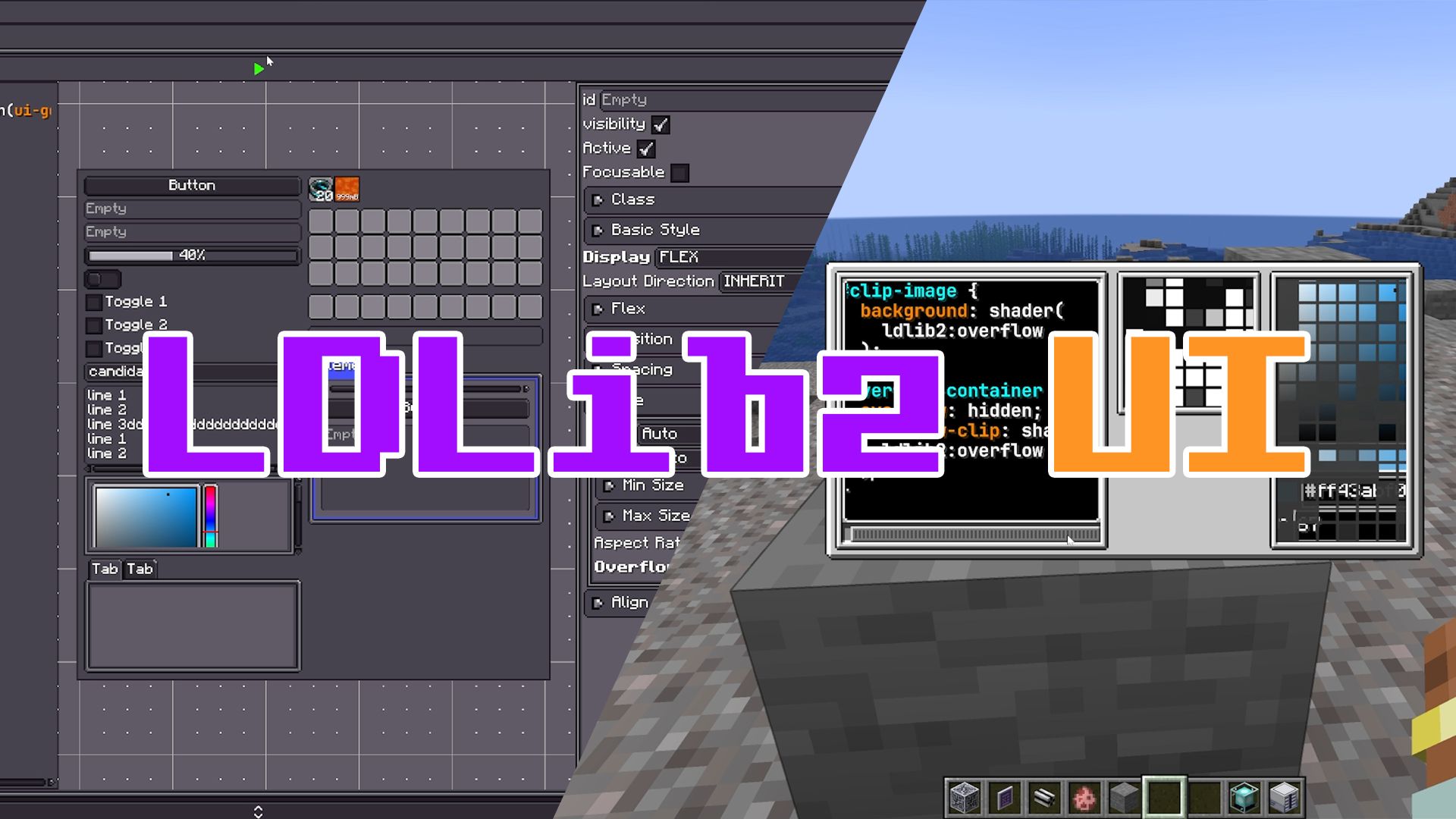 更好的 Minecraft UI 库：LDLib2-天赐manna-学习教程（MC）-哔哩哔哩视频
