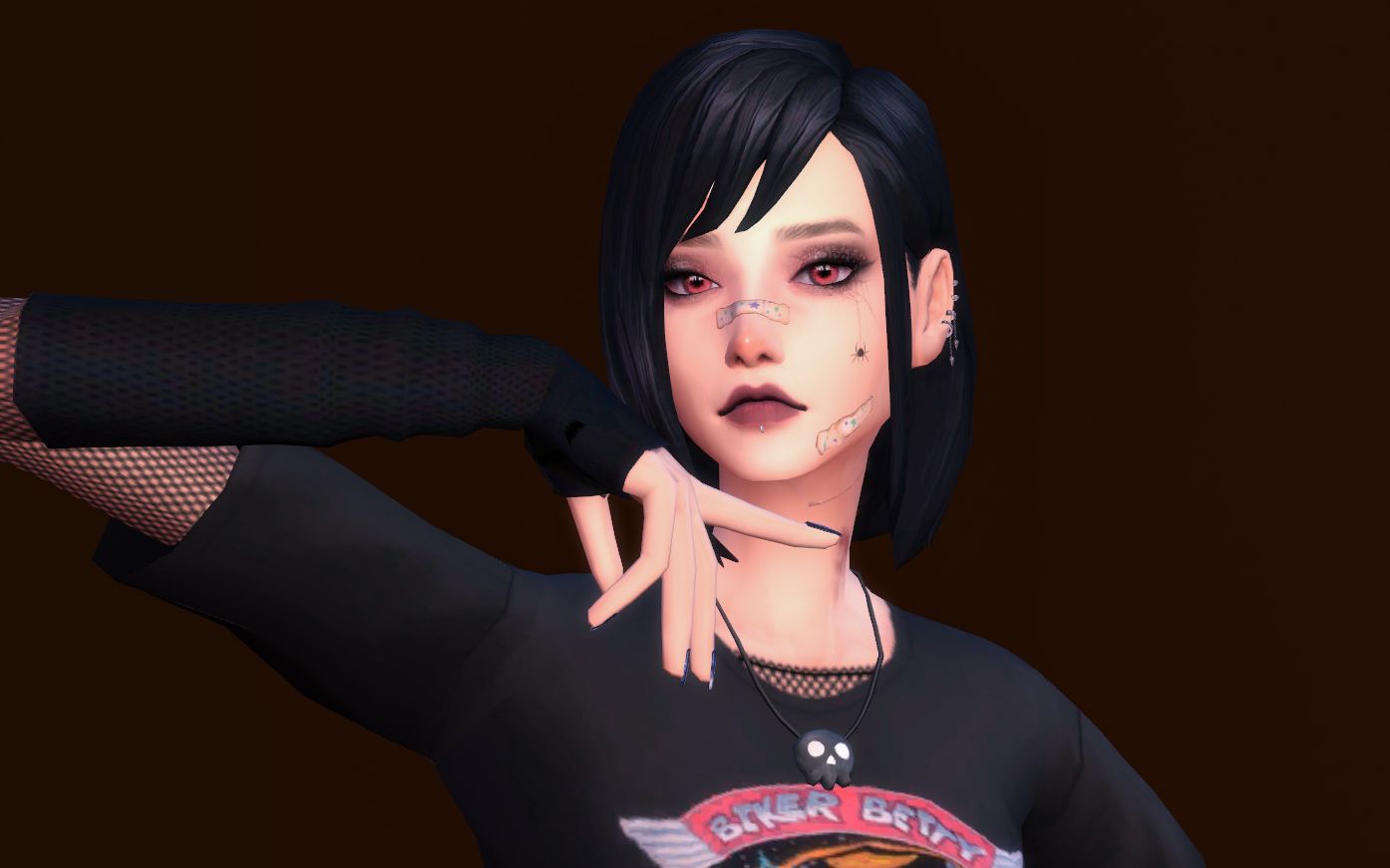 【模拟人生4】Esper人物分享 - Ruby · 露比 - 有点小EMO的女高中生-从楼上跳下去-从楼上跳下去-哔哩哔哩视频