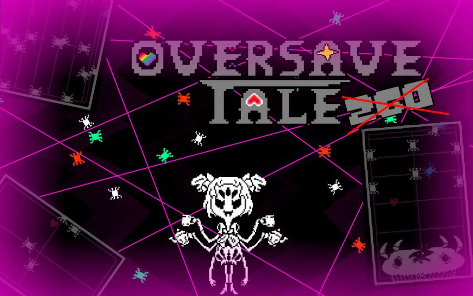 [世界第一] OverSave-Tale Muffet 战斗 Noob 模式通过!! (x3 MKT)_哔哩哔哩bilibili