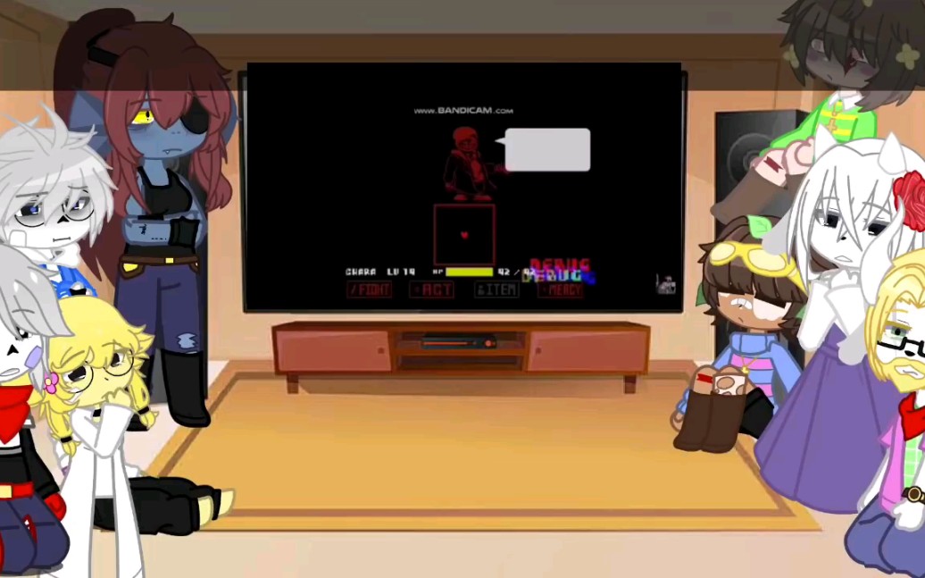 Undertale reage a vídeos || undertale || au’s || gacha club ||_单机游戏热门视频