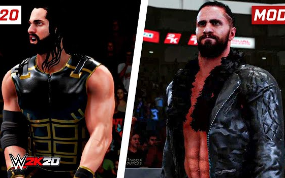 【WWE 2K20】十大人物MOD与初始形象对比_哔哩哔哩_bilibili