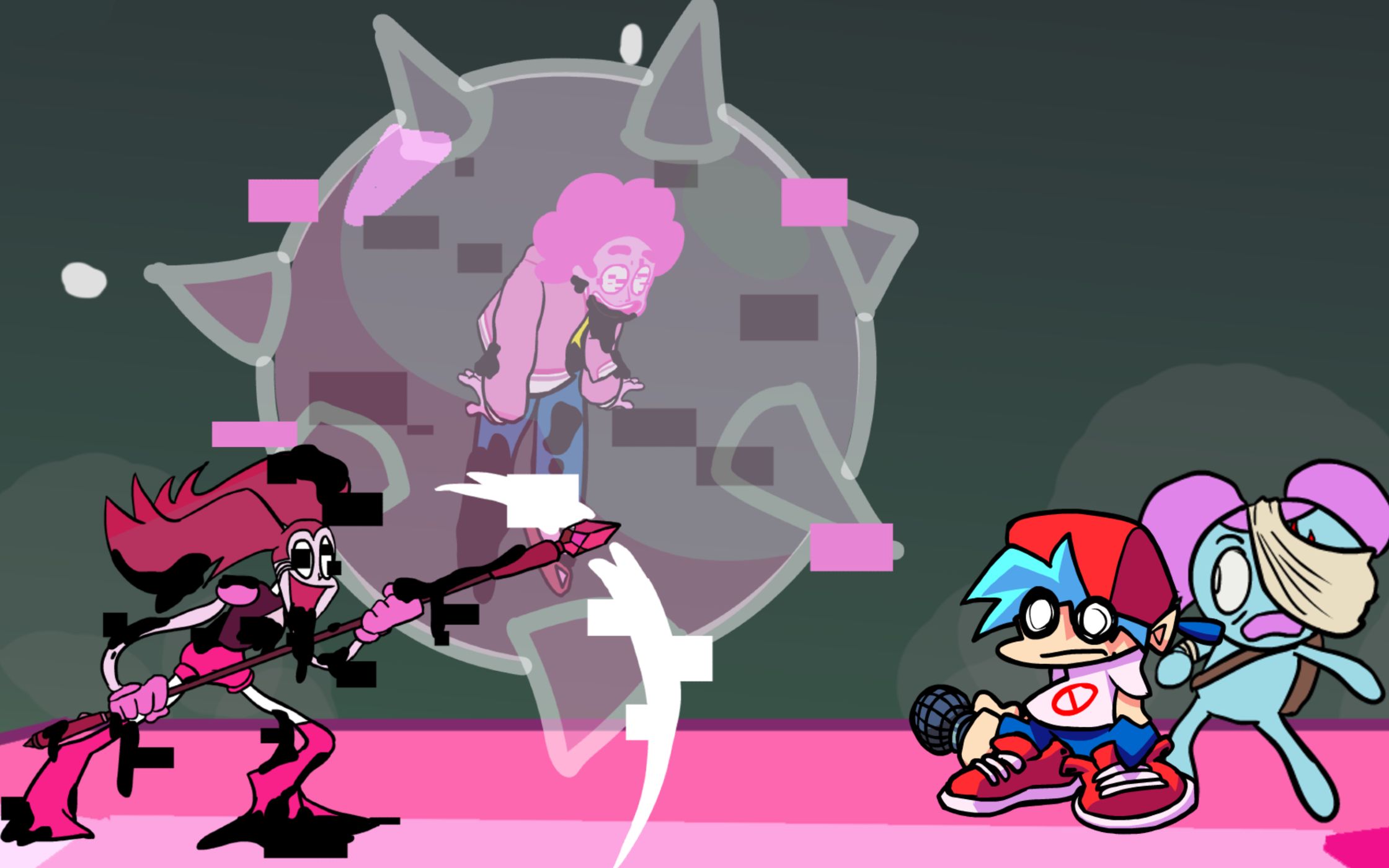 Friday Night Funkin' Mid Effort Corrupted Steve_Spinel (Pibby X FNF ...