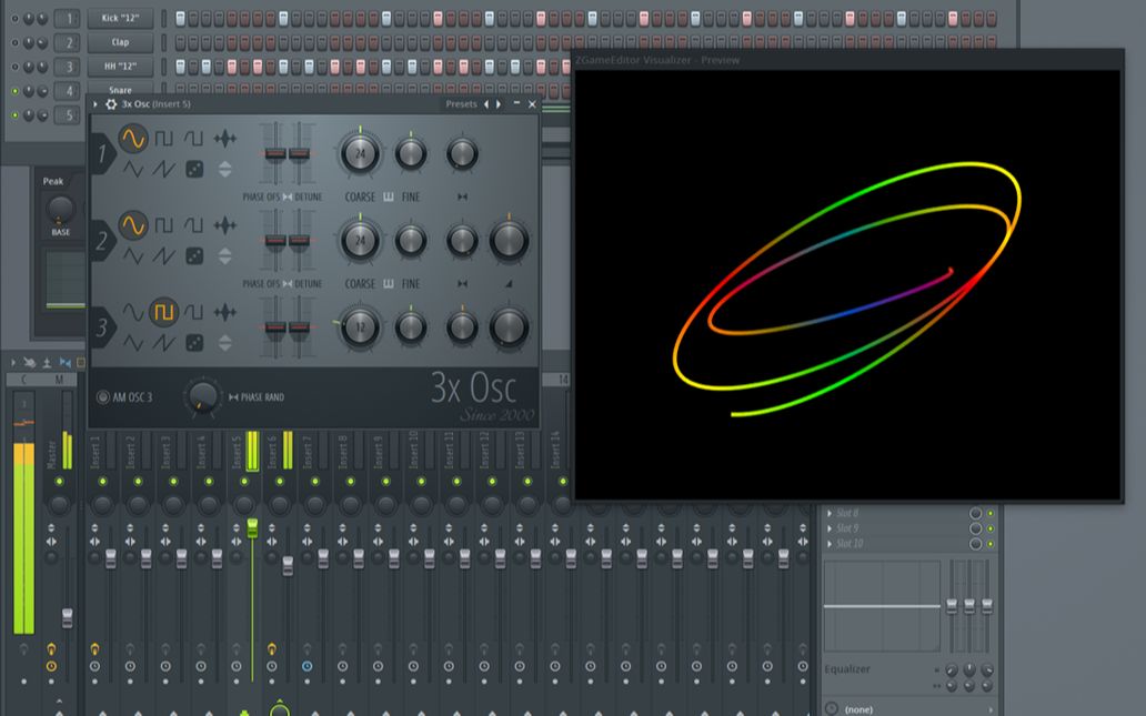 尝试用FL Studio玩示波器音乐(Oscilloscope Music) 01_哔哩哔哩_bilibili
