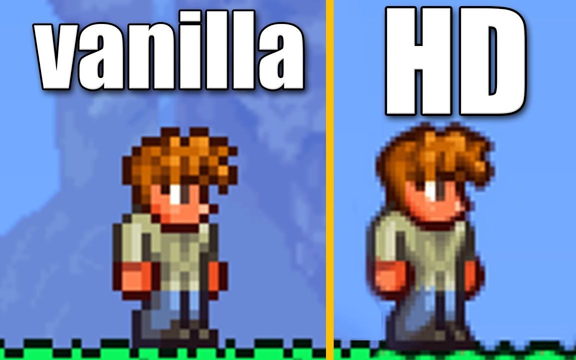 Terraria平滑/高清化材质包! 概览&安装教程 [RU]_哔哩哔哩_bilibili