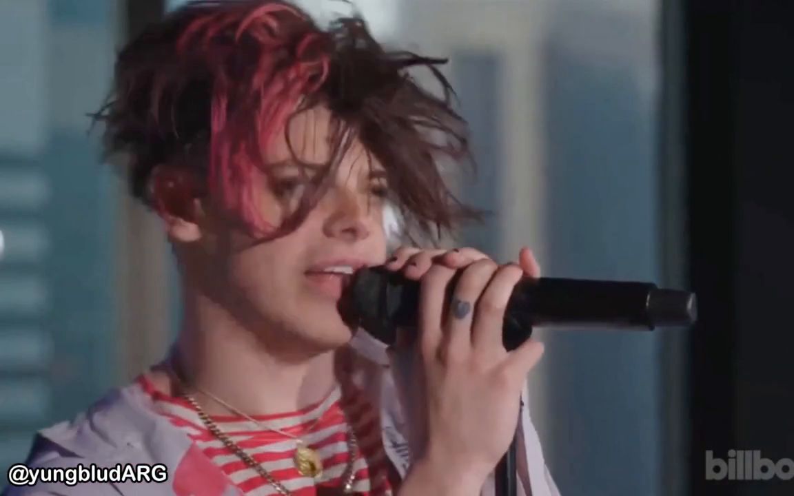 YUNGBLUD_现场3首合辑_歌词字幕_Loner,Polygraph Eyes,Anarchist_BillboardLive直播录屏 ...