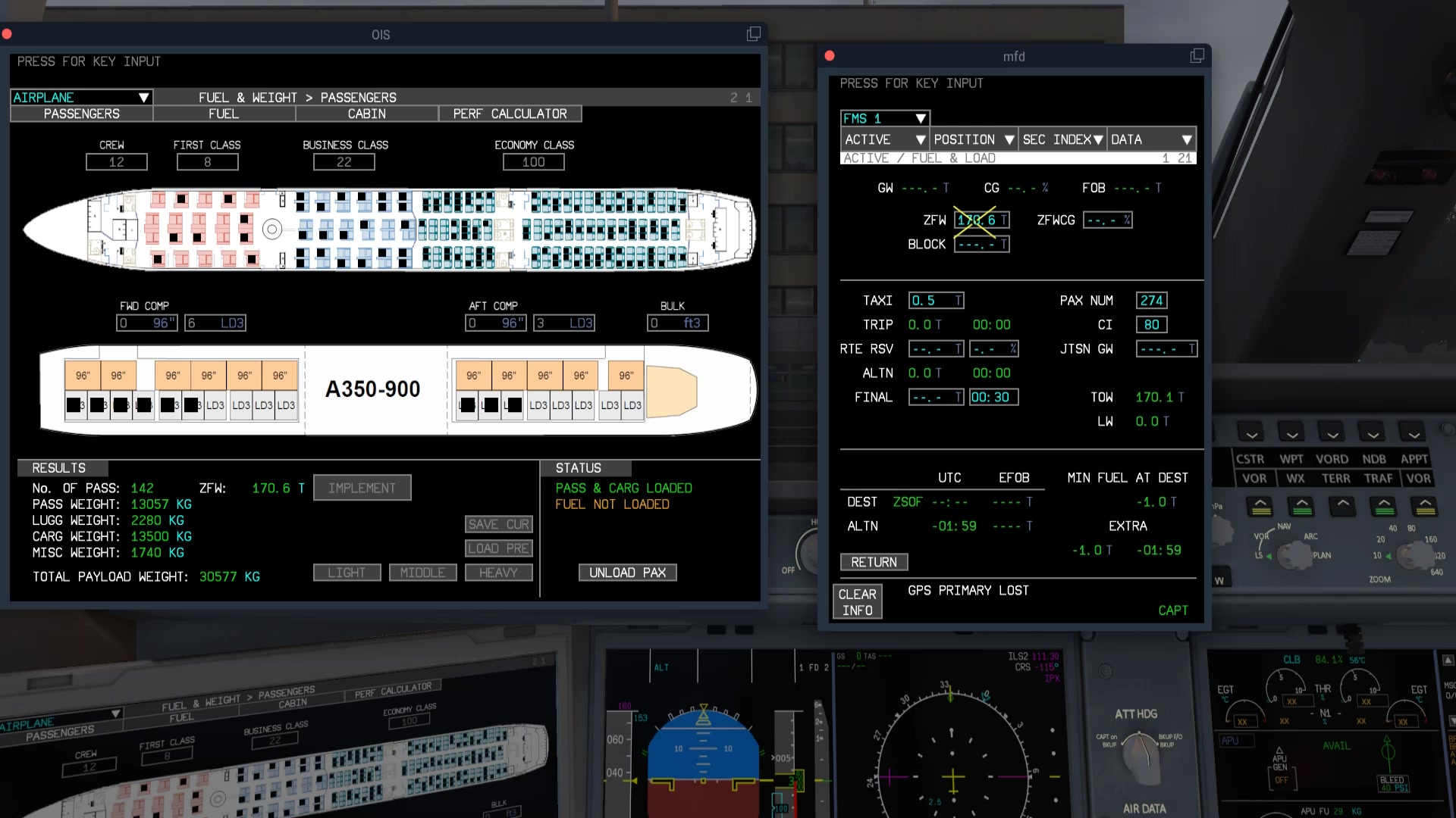 X-Plane A350航线带飞ZSNJ-ZSOF_哔哩哔哩_bilibili