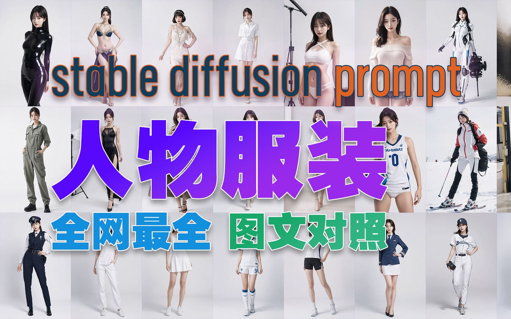 [图文对照]stable diffusion人体姿势prompt