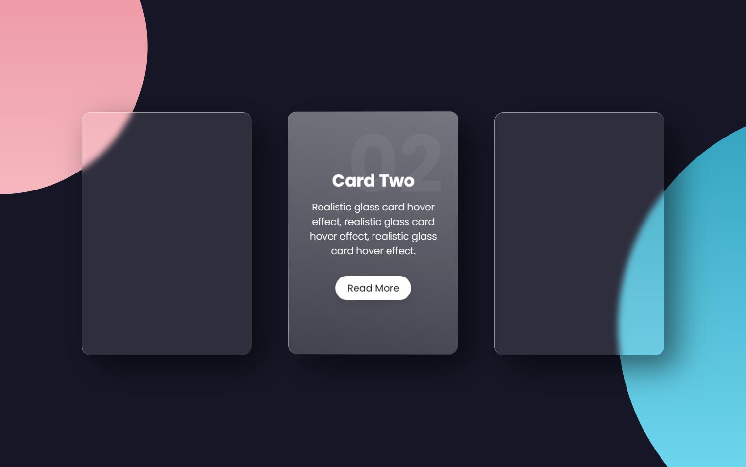 HTML5+CSS3+JS小实例：逼真的玻璃卡片悬停效果_哔哩哔哩_bilibili
