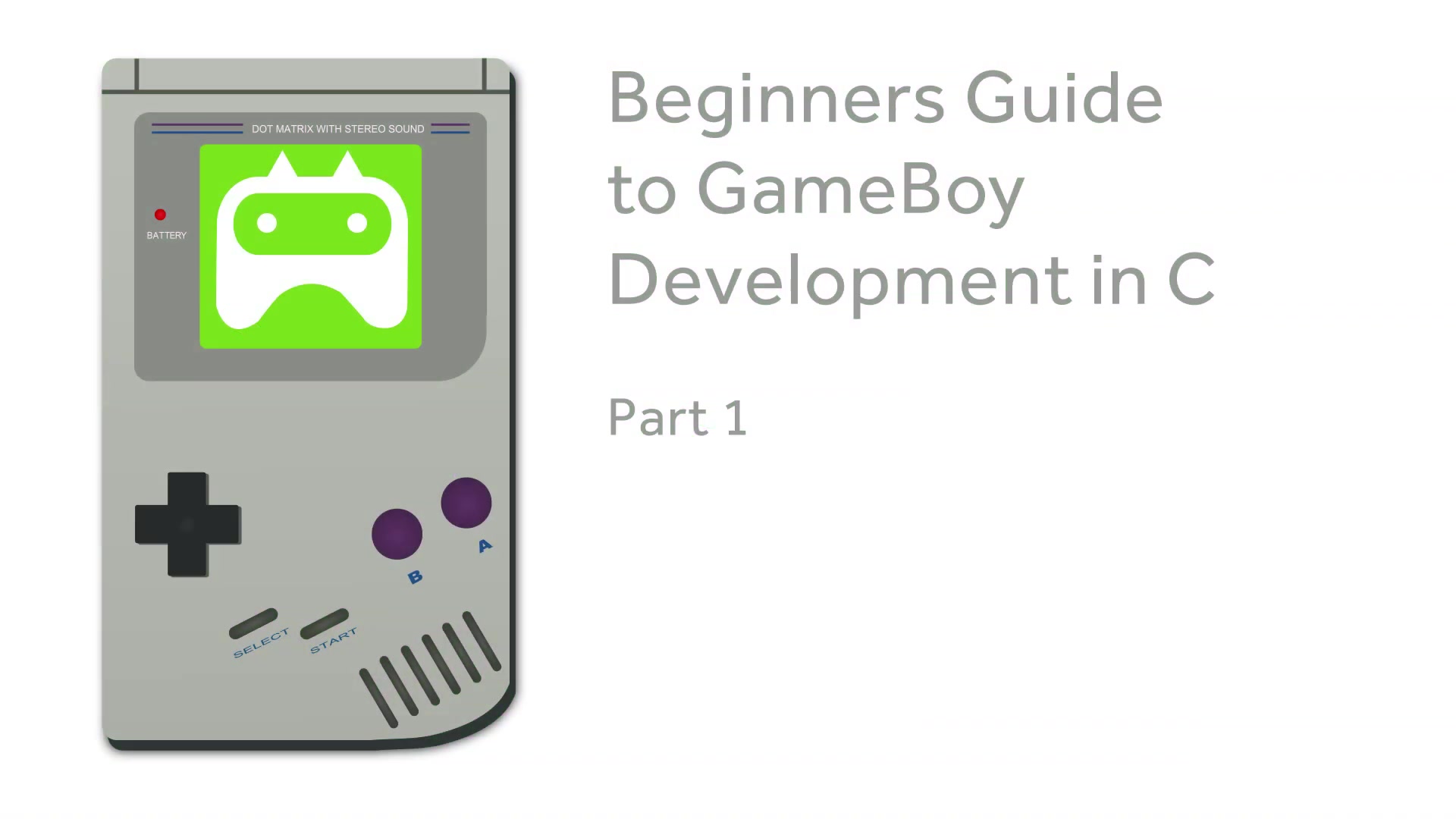 如何开发任天堂 GameBoy 游戏_哔哩哔哩_bilibili