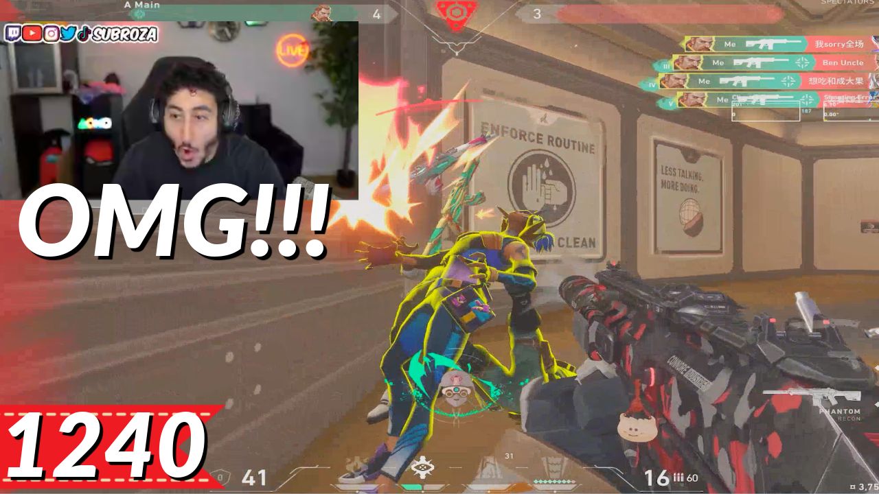 【VALORANT】每日主播职业选手精彩击杀及搞笑片段#1240【JARSO】-jarsoyt-jarsoyt-哔哩哔哩视频