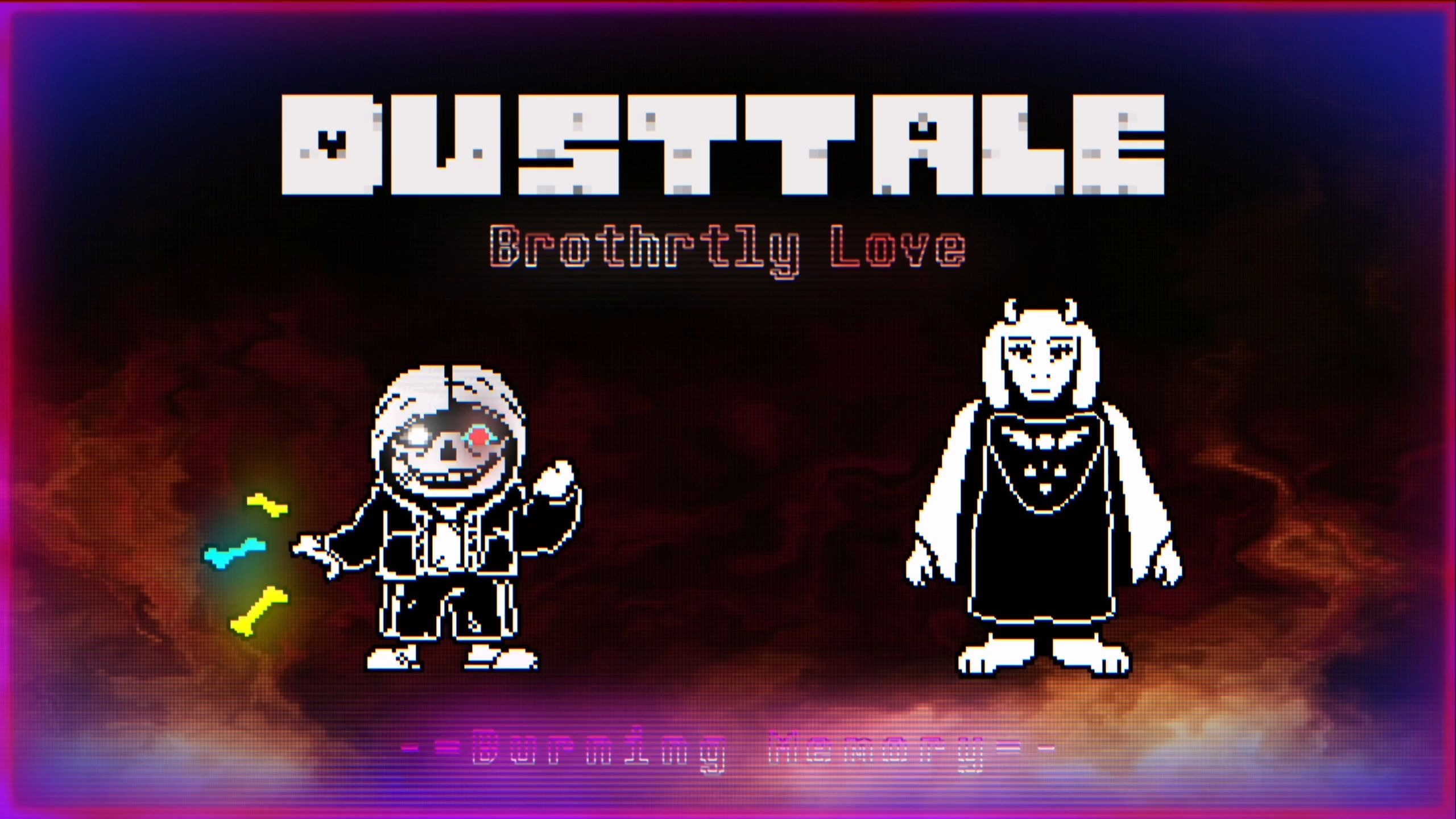 【DUSTTALE:Brotherly Love】Burning Memory(Cover) pv完整版-纸_壳-ut-哔哩哔哩视频