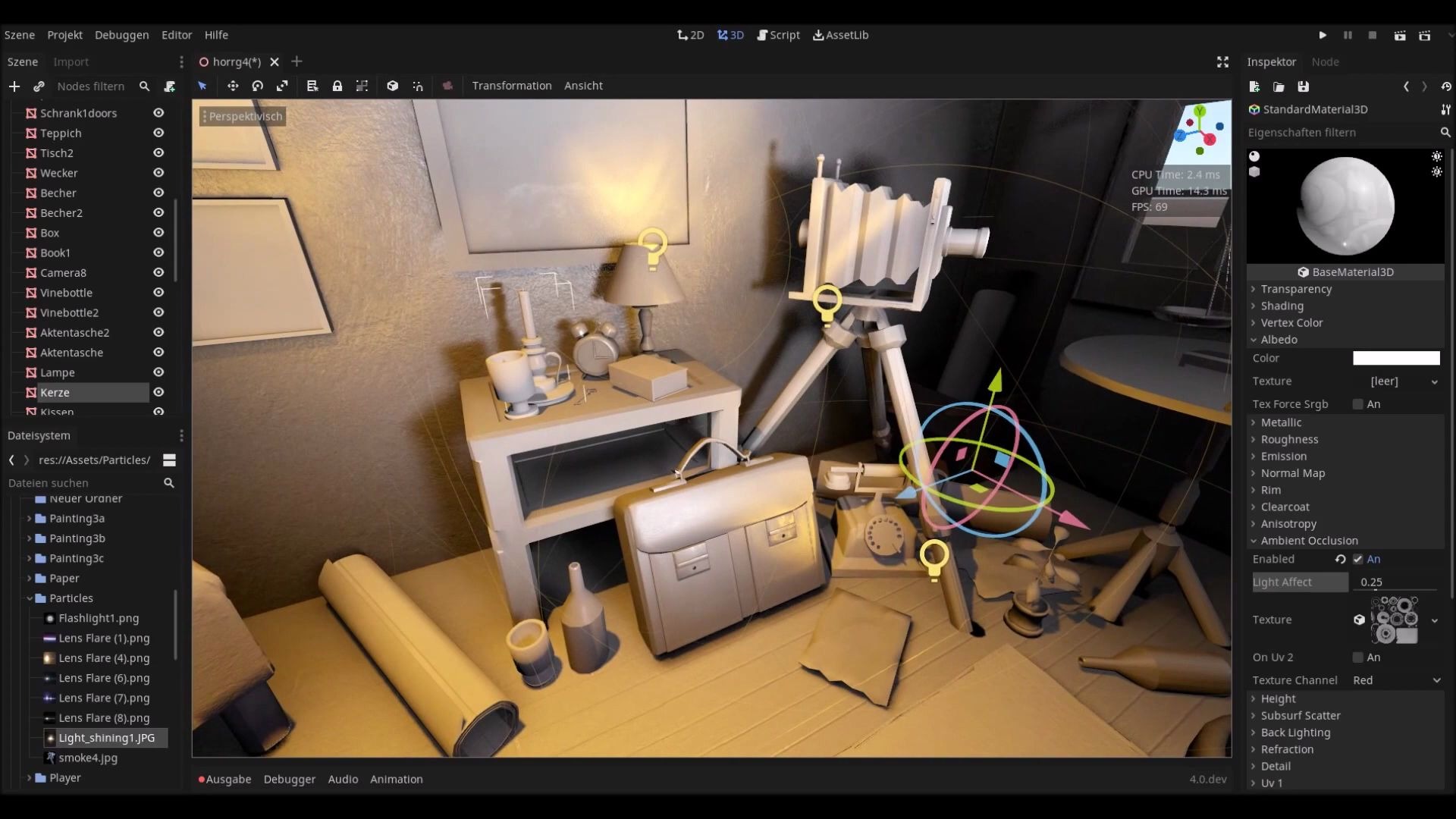 Godot Engine 4 房间场景测试_哔哩哔哩_bilibili
