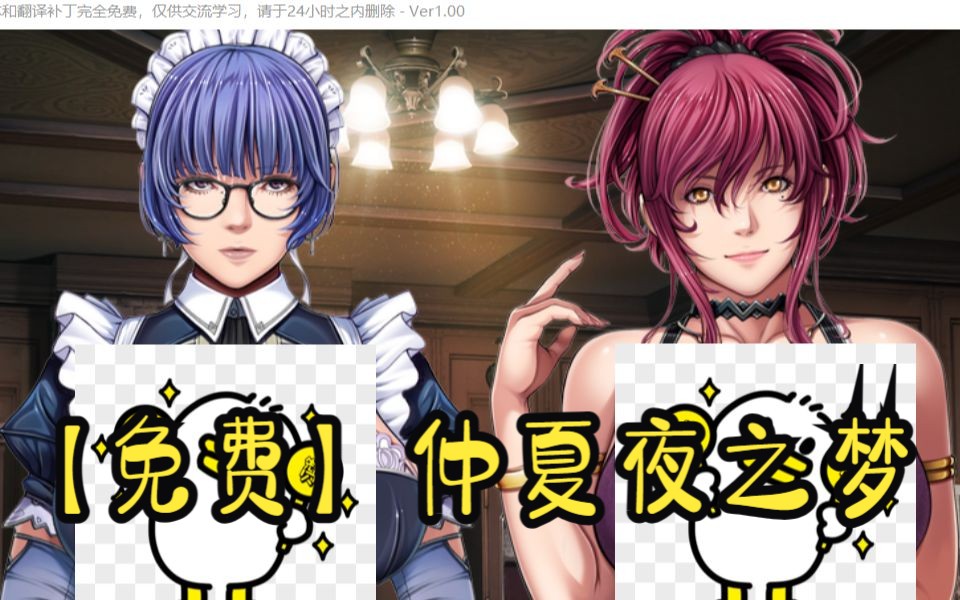 【大型ADV/汉化/圣少女】SLEEPLESS～仲夏夜之梦 AI精翻汉化完整版 - 视频下载 Video Downloader