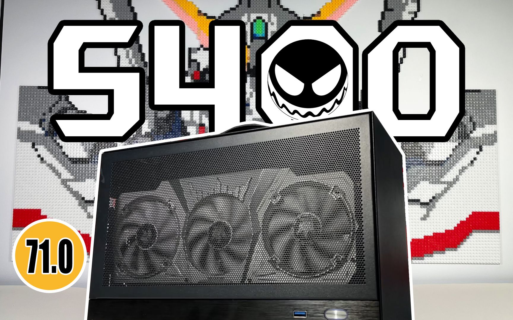 4070Ti白魔龙，极限装进ITX机箱闪鳞S400 V2！效果顶级