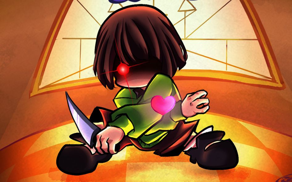 FNF VS Chara FC全连无伤 Skeleton Bros [CHAPTER 1]_音游热门视频