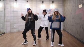 ANS Bian+Dalyn+Raon编舞Cardi B《I Like It》练习室镜像版【口袋舞蹈】_哔哩哔哩_bilibili