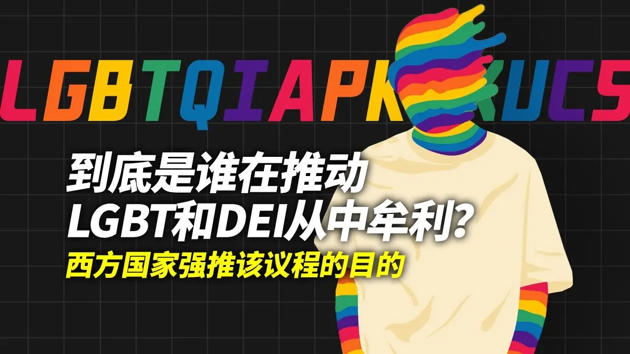 到底是谁在推动LGBT和DEI（多元化议程）从中牟利？_哔哩哔哩_bilibili