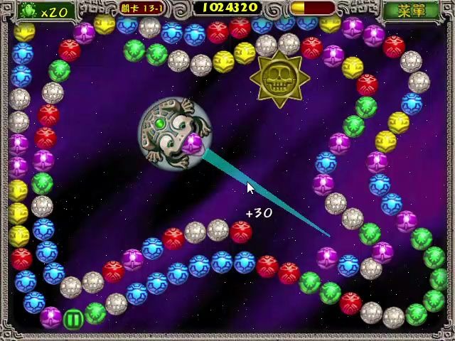 Zuma Deluxe青蛙祖玛最后一关什么样_哔哩哔哩_bilibili