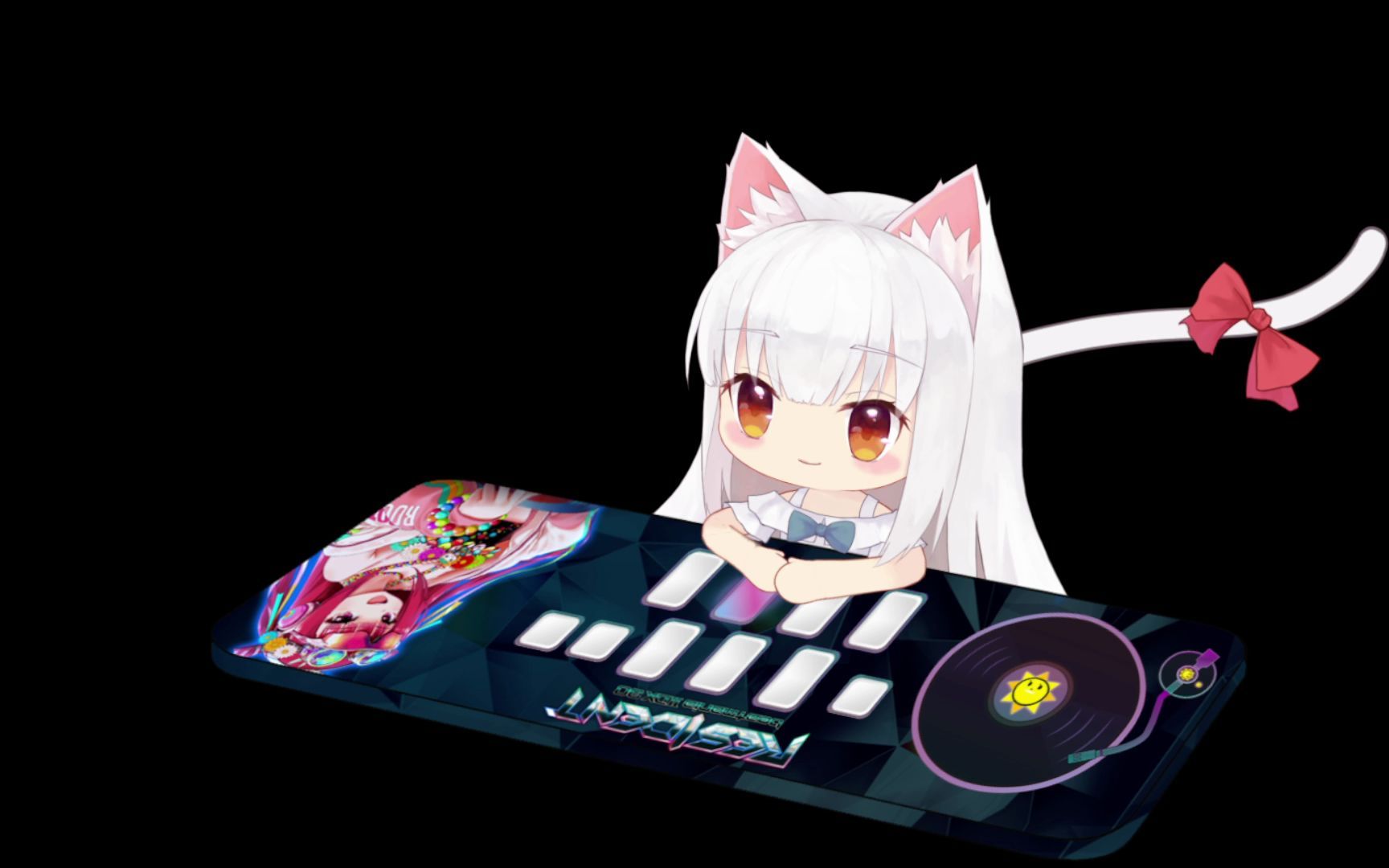 【桌宠Cattuber】重新翻新了一下自己的桌子，简简单单测试一下了，IIDX的桌子功能已经没啥问题了 - 视频下载 Video Downloader