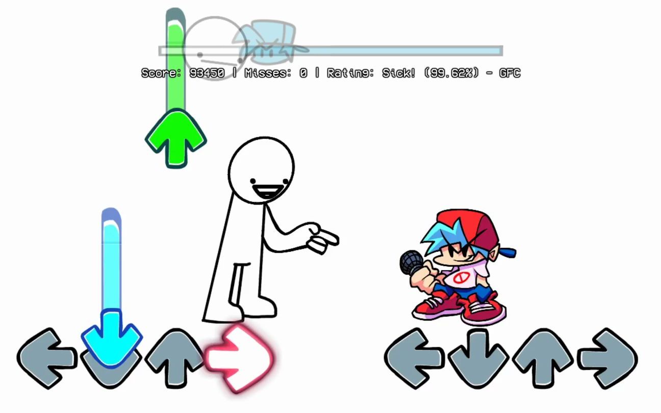 [FNF] ASDF + Freeplay五首曲子_音游热门视频