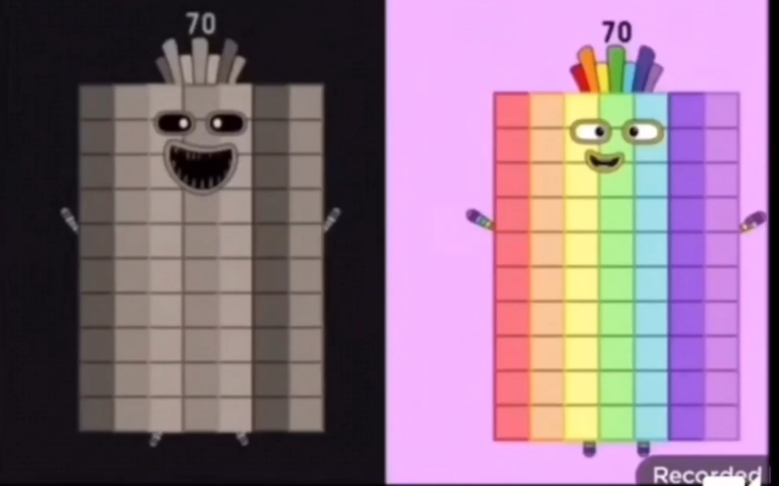 [转载]NumberBlocks逐渐扭曲1～150但是和正常对比（151-... - 哔哩哔哩