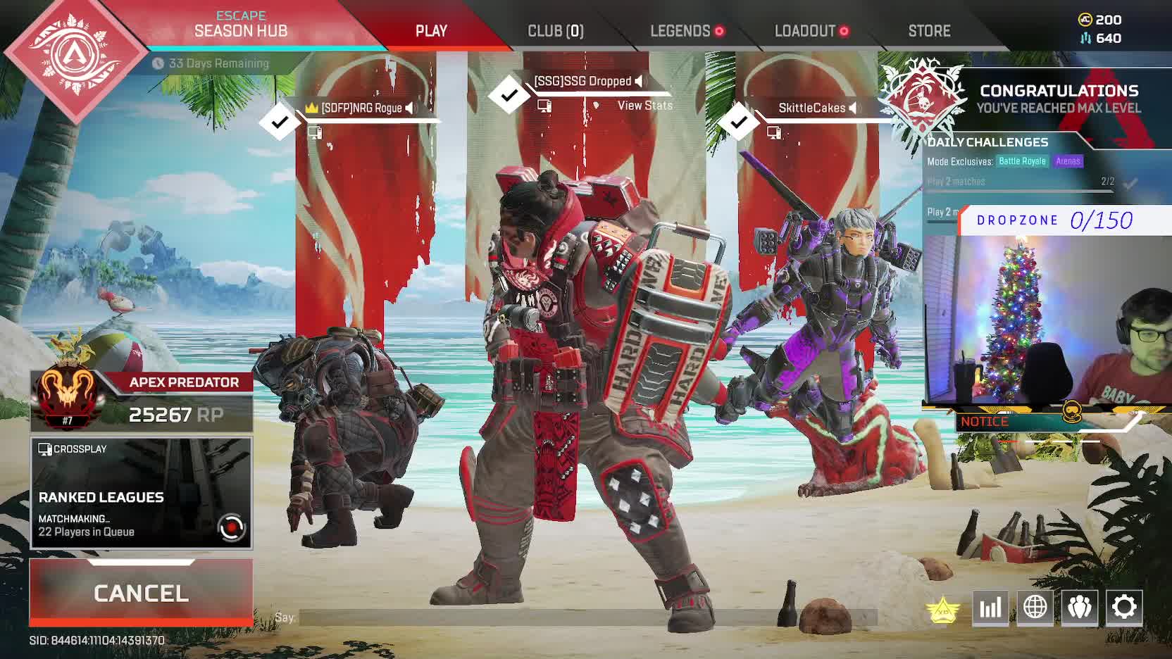 Dropped 2022.01.06直播录像_哔哩哔哩bilibili_APEX英雄