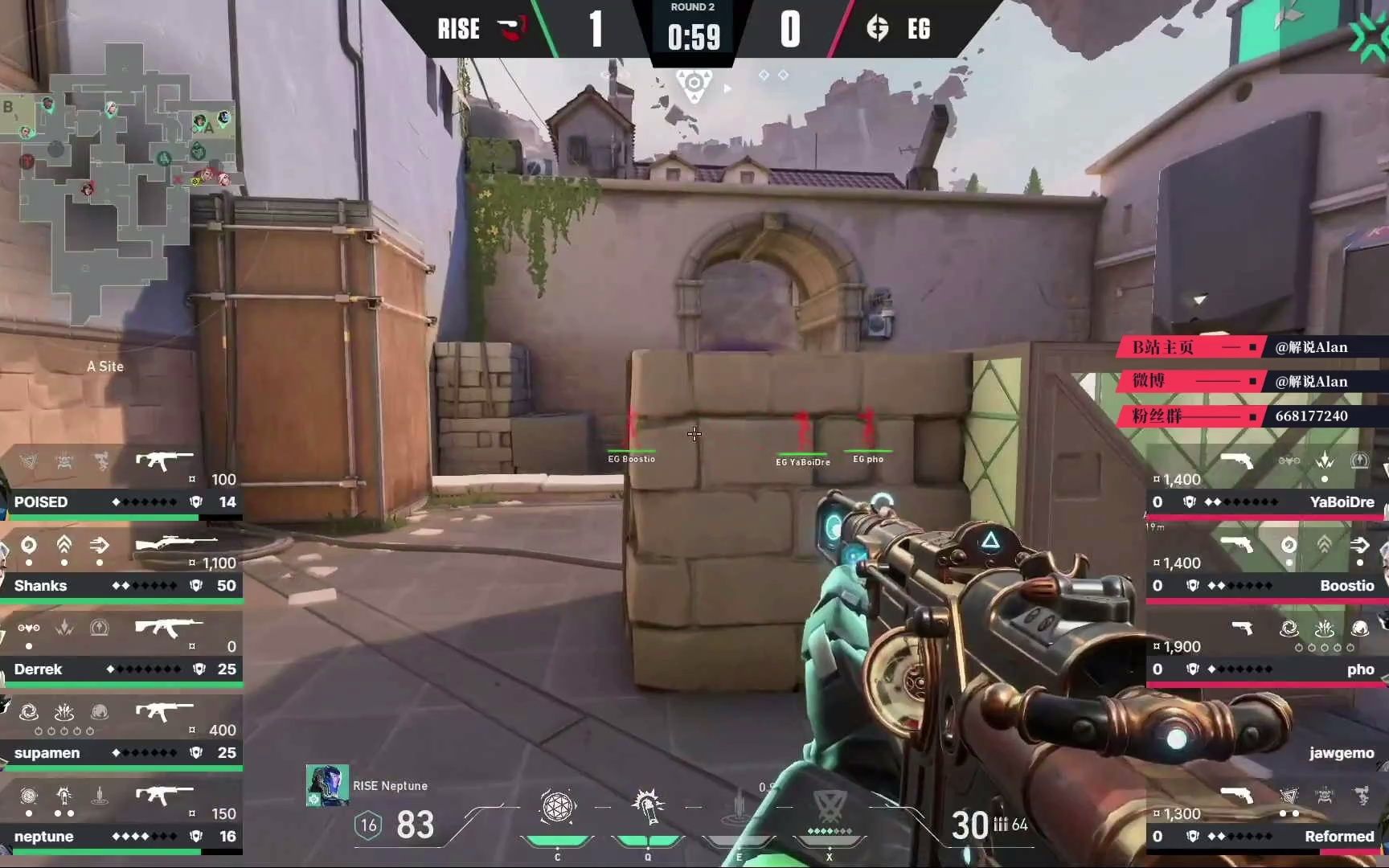 【VALORANT】连续拿分狂人 EG vs Rise@北美VCT预选2出线战_VALORANT