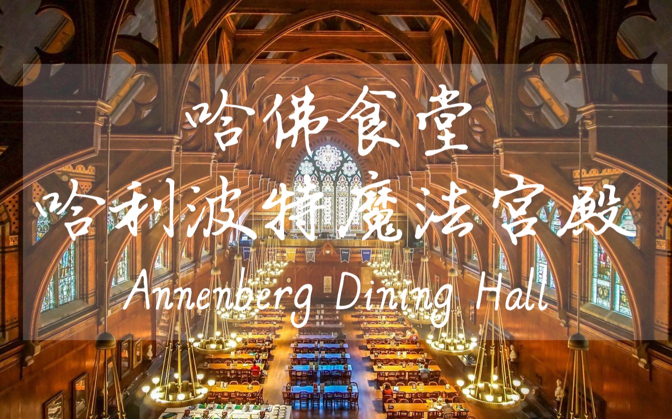 在哈佛食堂Annenberg Dining Hall就餐到底是怎样的一种体验_哔哩哔哩_bilibili