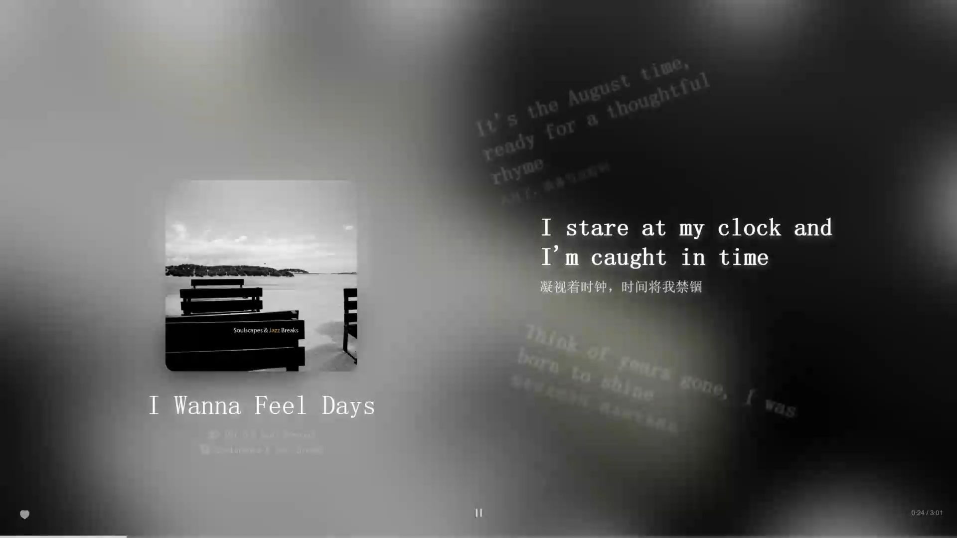 🎧I Wanna Feel Days-Pat D & Lady Paradox-青柠音乐电台-青柠音乐电台-哔哩哔哩视频