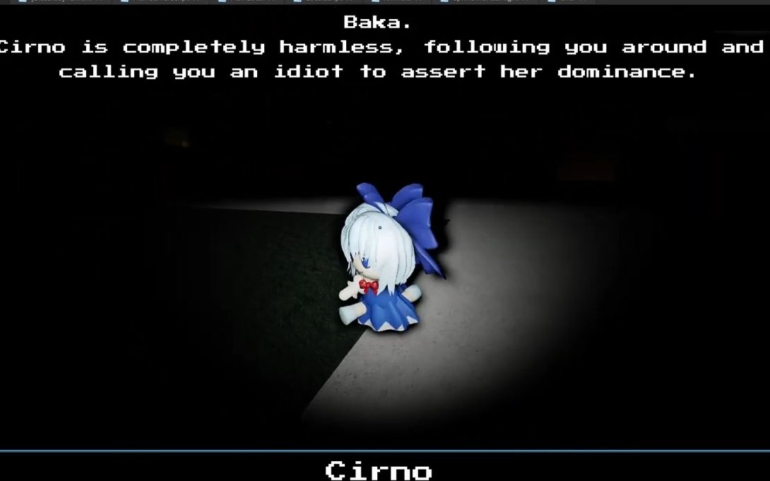 恐怖的fumo在城堡追?你 但是⑨会叫你baka!! - 哔哩哔哩