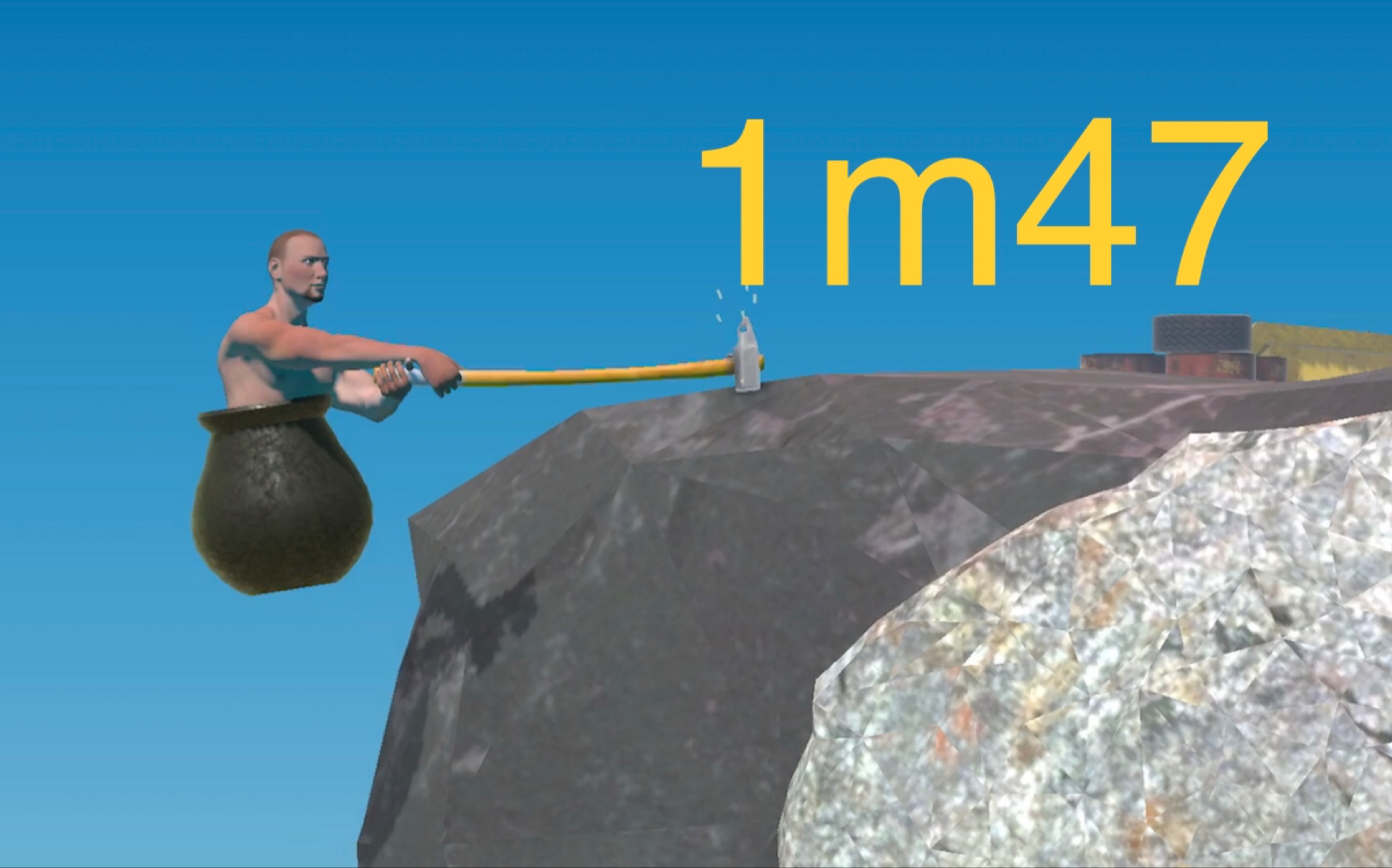 [Getting Over It]个人纪录1m47.339s